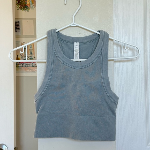 ALO Yoga | Tops | Alo Yoga Seamless Delight High Neck Bra Tank Top ...